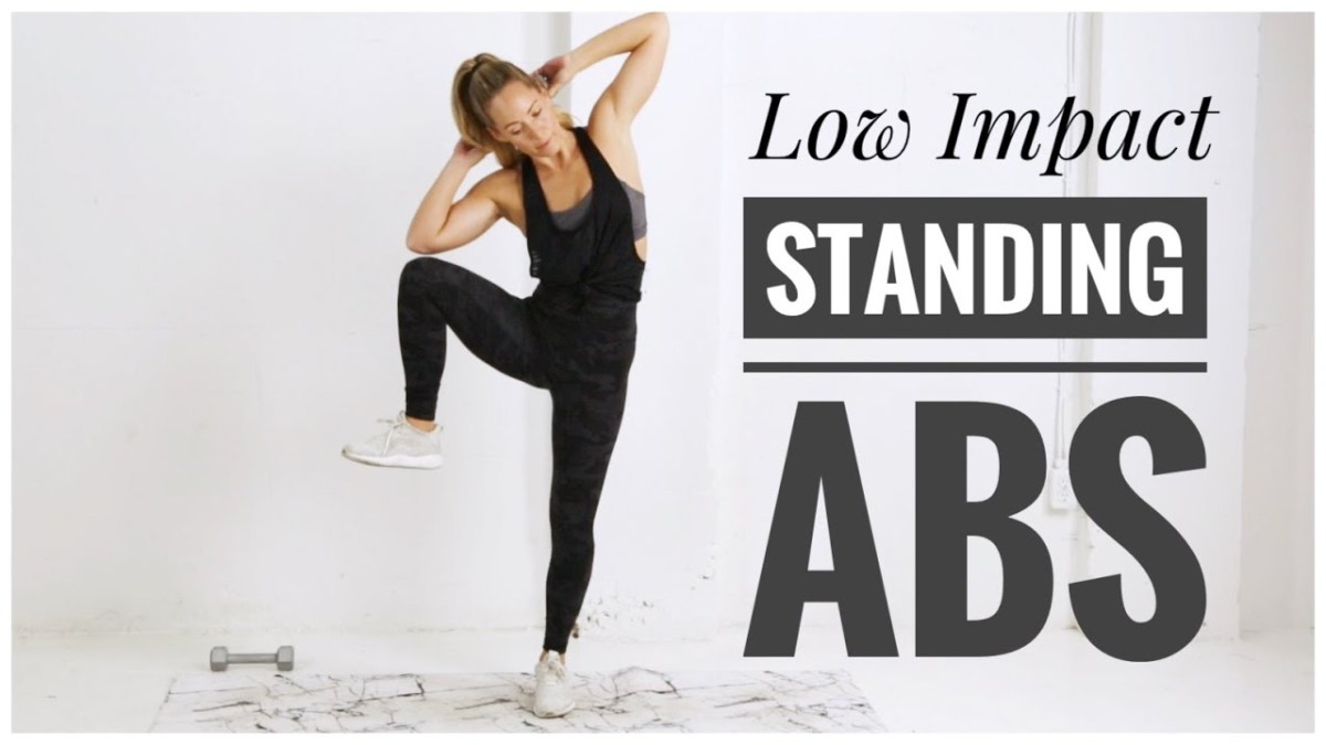 Low Impact Standing Abs Workout // With Weights – 2 Lazy 4 the Gym