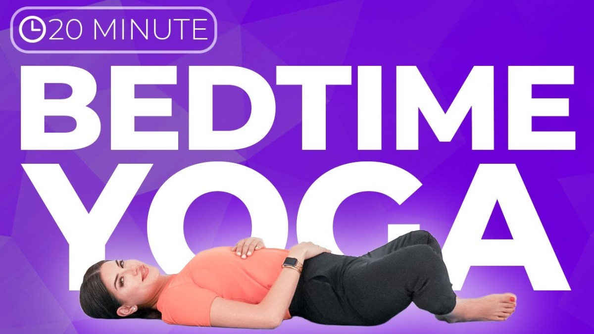 SaraBethYoga: 20 Minute Evening Yoga Stretch | Bedtime Yoga for Stress ...