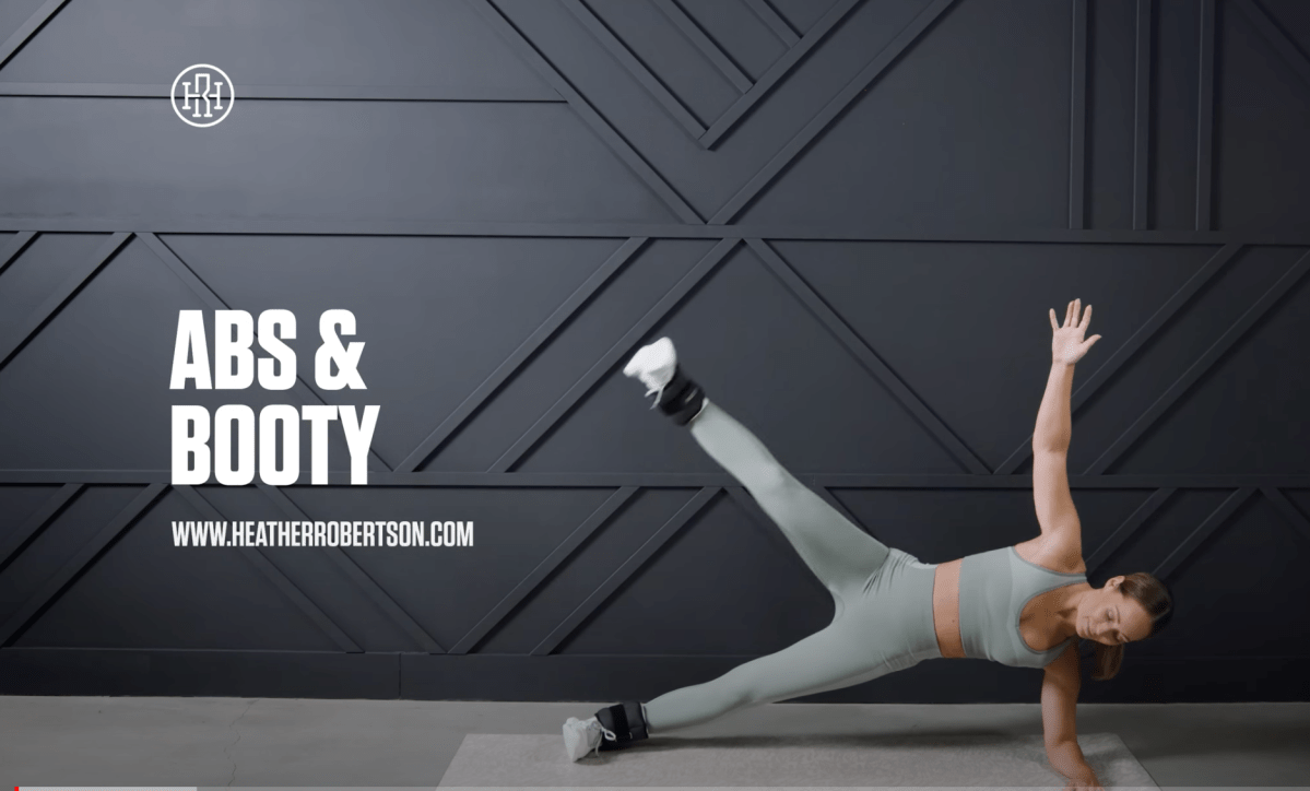 10MIN Abs & Booty (Ankle Weights Workout) – 2 Lazy 4 the Gym