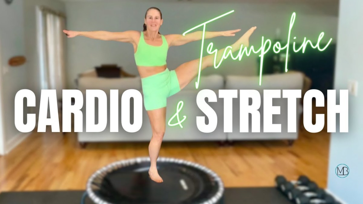 Intermediate Trampoline Cardio Workout | with Abs & Deep Stretch – 2 ...