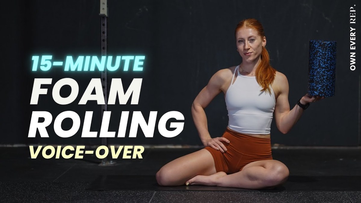 15 Min. Foam Rolling Routine For Recovery | Lower Body Release | Follow ...